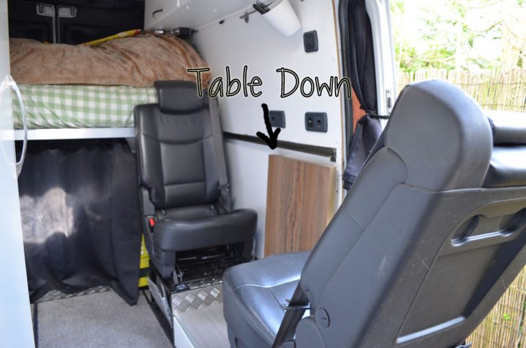The Table – Sprinter Van Conversion | Our AdVANture